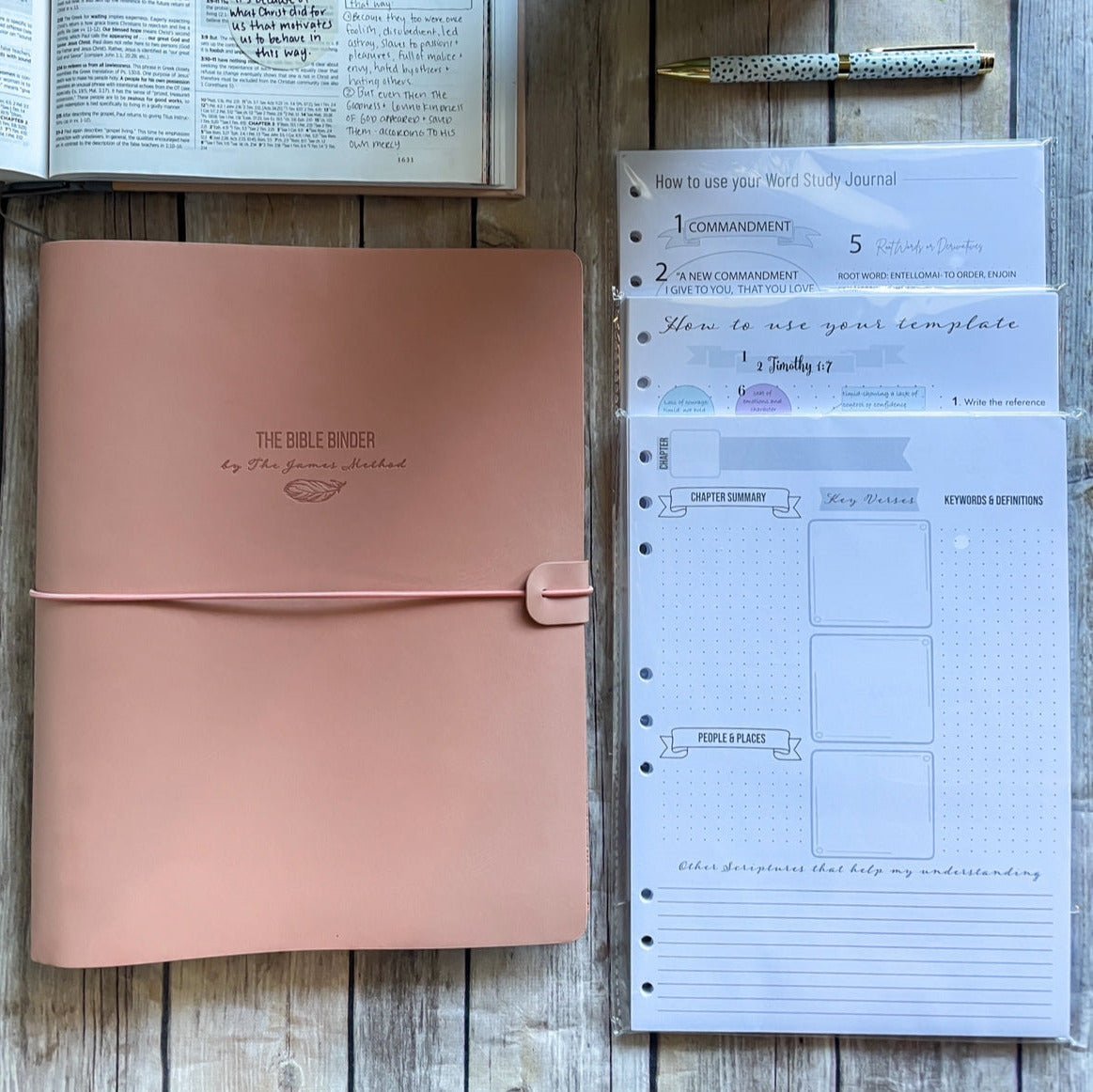 Binder bundles – The James Method