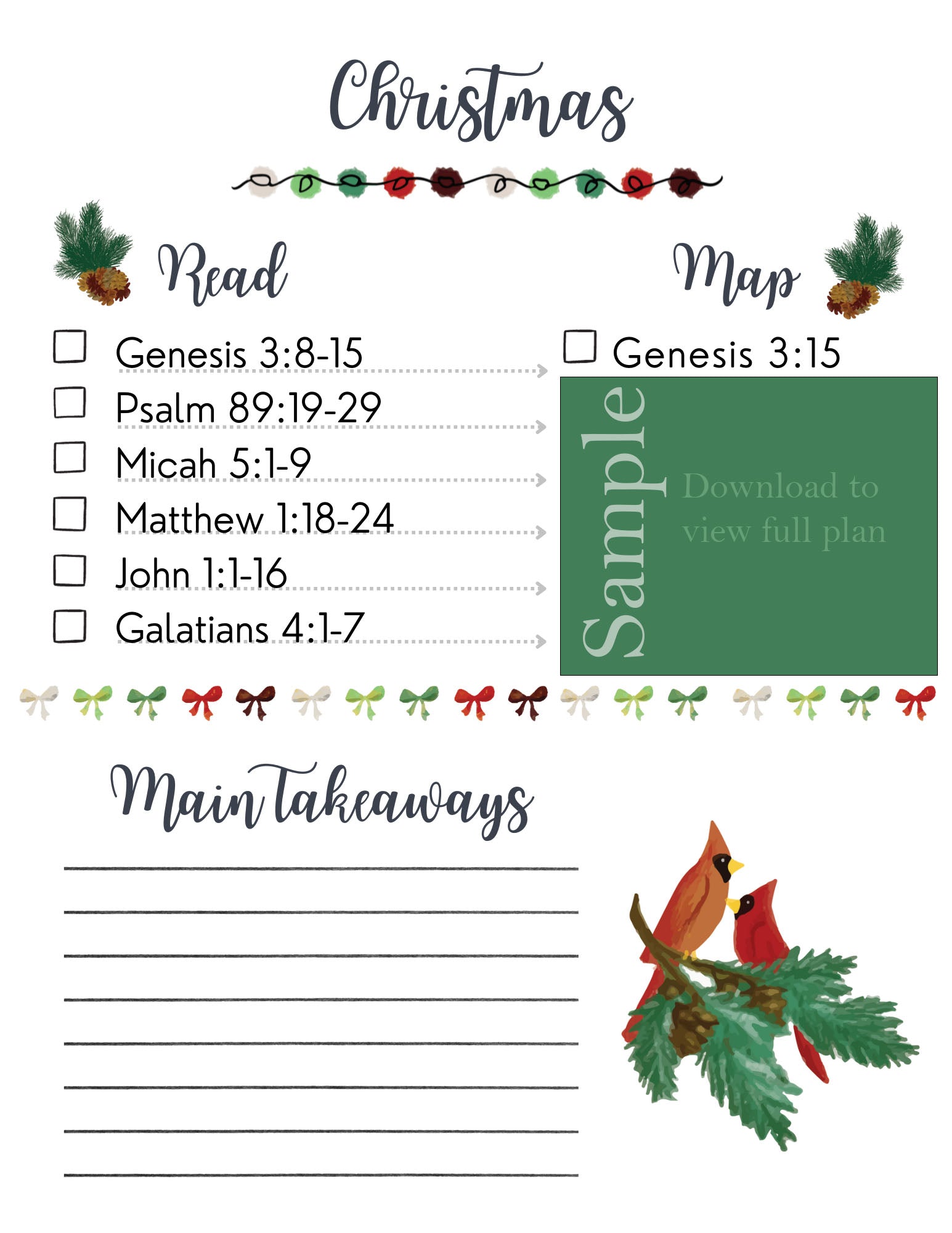 Christmas Mini Mapping Kit – The James Method