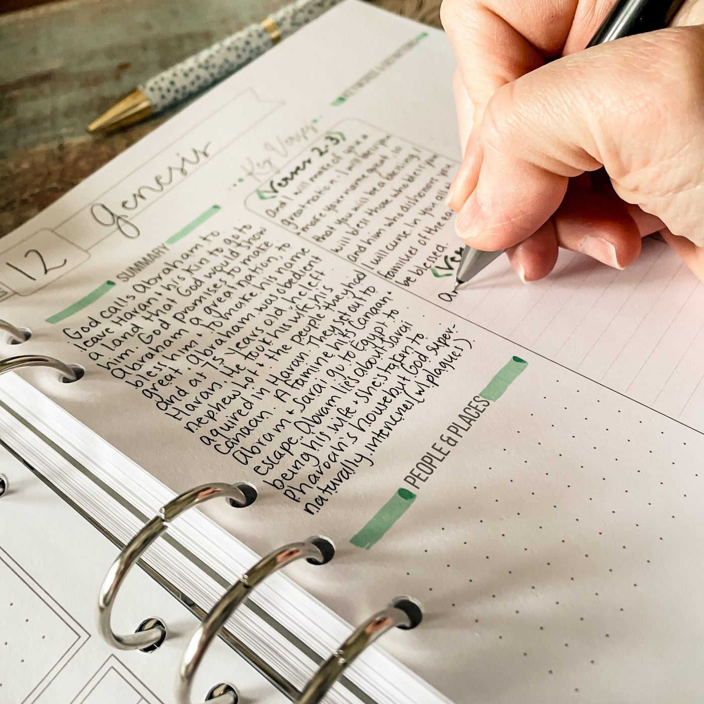 Newly Updated- Bible Binder Chapter Summary Templates – The James Method